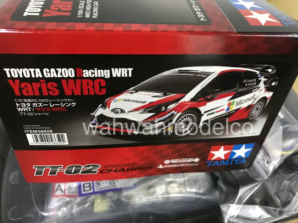 Tamiya 58659 1/10 Toyota Gazoo Racing WRT Yaris WRC w/ESC