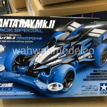 Tamiya 95466 1/32 Mini 4WD JR MANTA RAY MK.II BLACK SP. Ms Chassis