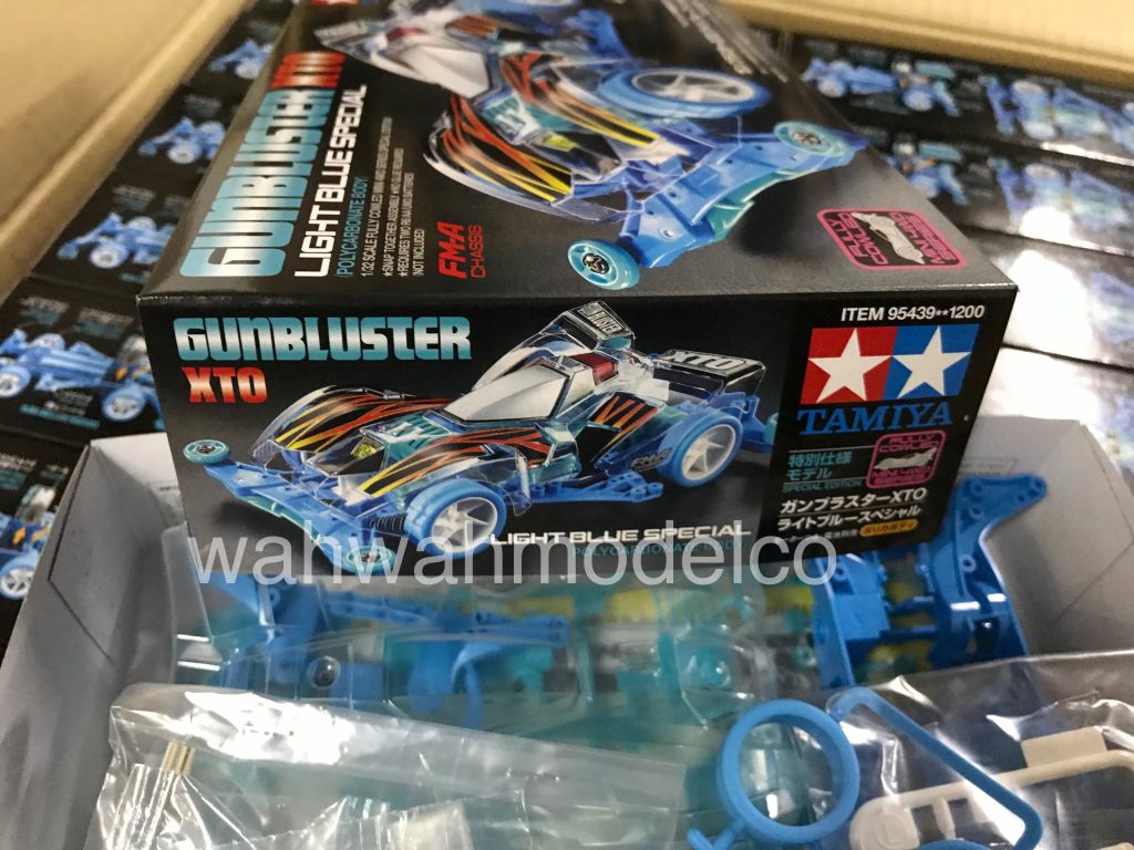 Tamiya 95439 1/32 Mini 4WD JR GUN BLUSTER XTO LT BLUE SP. Fm-A Chassis ...