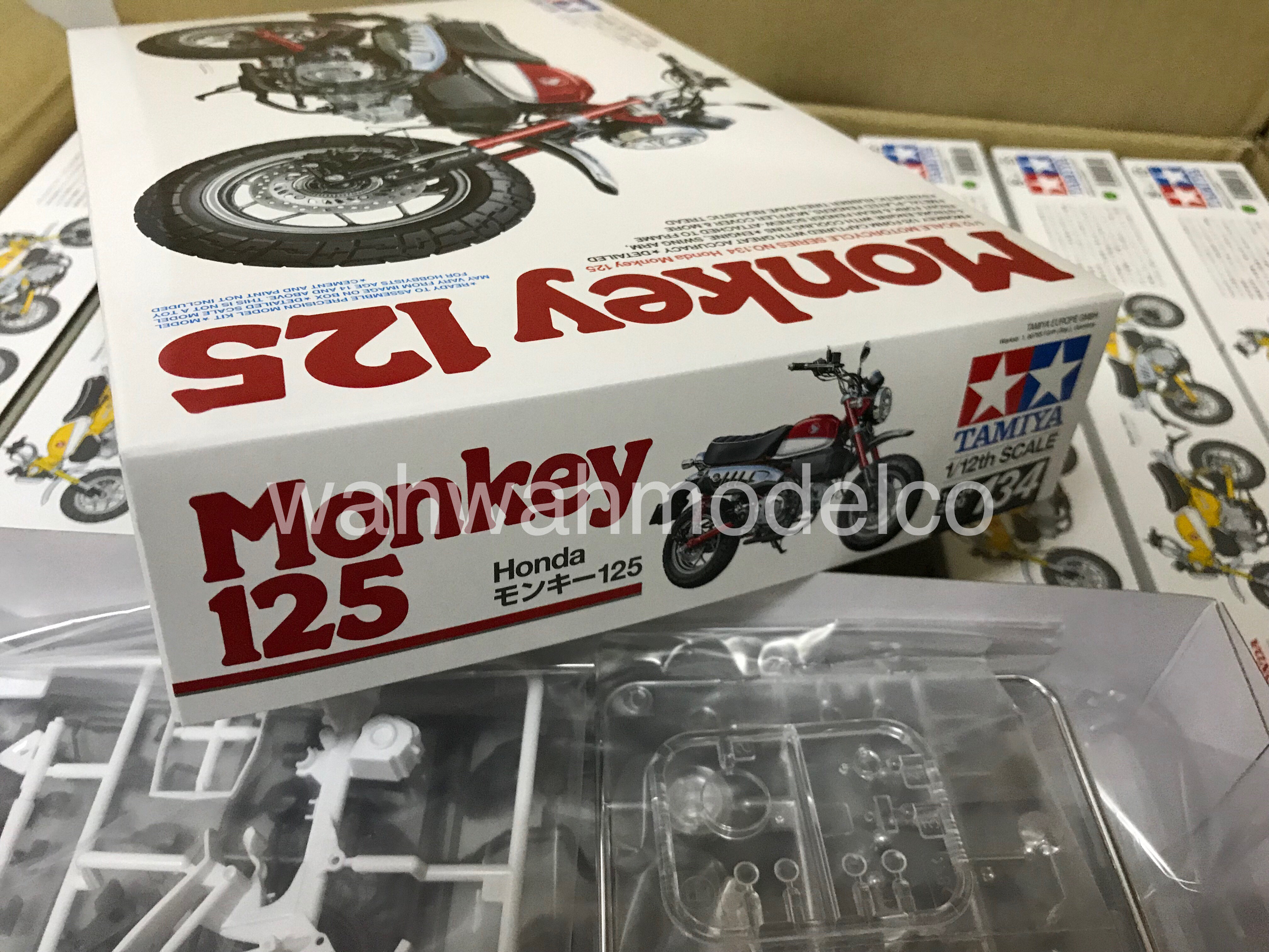 TAMIYA 14134 HONDA MONKEY 125 Motorcycle Plastic Model Kit 1/12