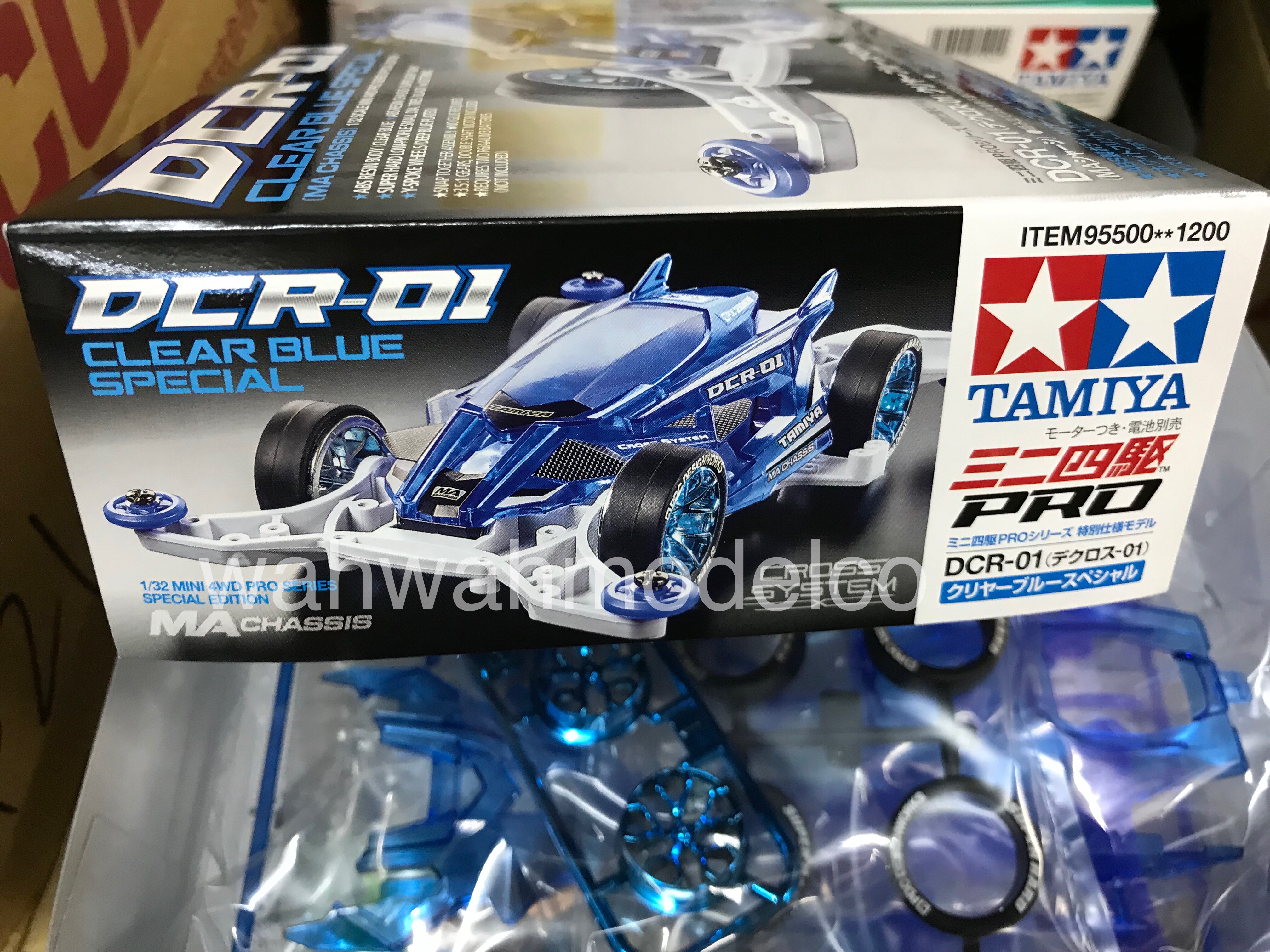 Tamiya 95500 1/32 Mini 4WD DCR-01 Clear Blue Special MA Chassis