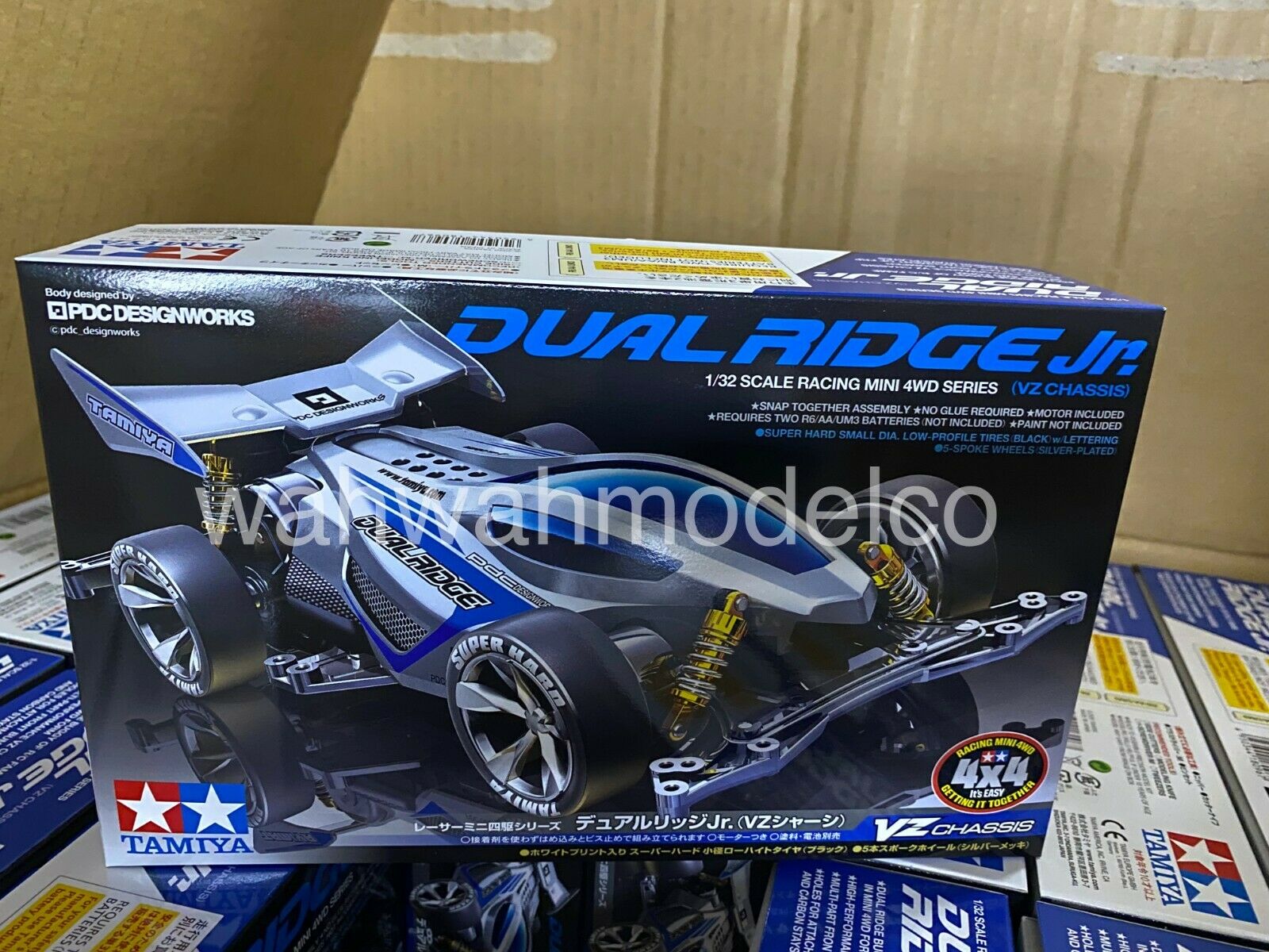 Tamiya 18096 1/32 Mini 4WD Car Kit VZ Chassis Dual Ridge Junior Jr.