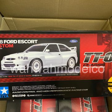 TAMIYA 1/10 R/C 1998 Ford Escort Custom (TT-02) w/ESC, Torque Tuned 58691