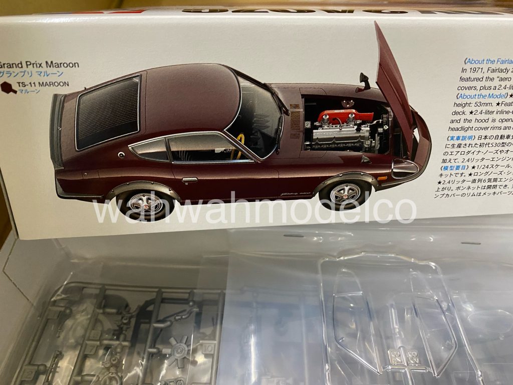 Tamiya 24360 1/24 Scale Model Car Kit Datsun Nissan Fairlady Z 240Z S30 ...