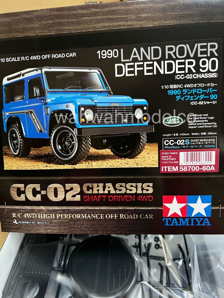 Tamiya 58700 A1/10 RC Car No.700 LAND ROVER DEFENDER 90 CC-02 CHASSIS ...