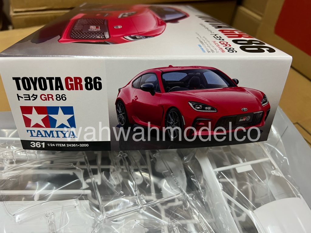 Tamiya 24361 1/24 Scale Plastic Model Sports Car Kit Toyota GR-86 ZN8 2021