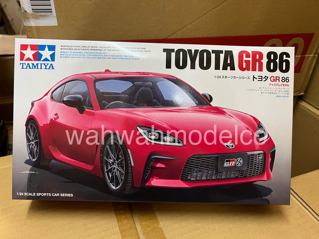Tamiya 24361 1/24 Scale Plastic Model Sports Car Kit Toyota GR-86 ZN8 2021