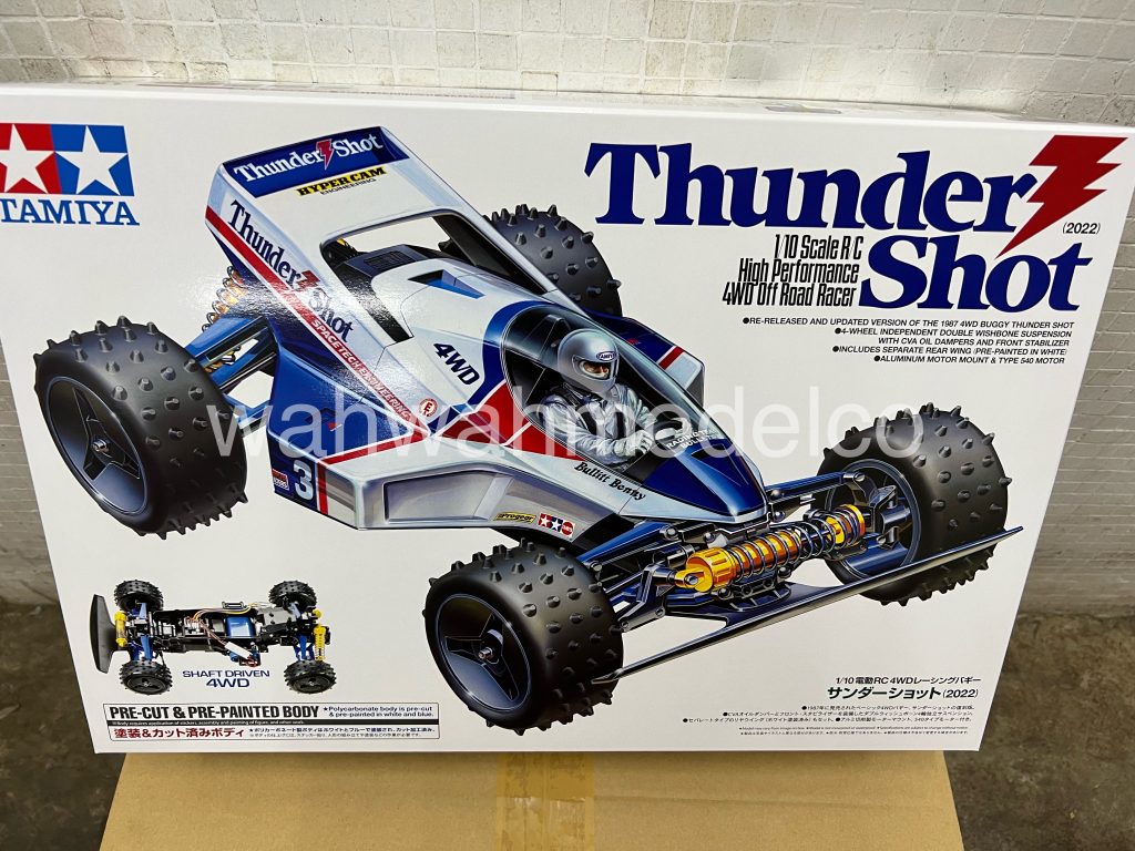 Tamiya 58706 A 1/10 RC 4WD Off Road Buggy Thunder Shot 2022 without ESC