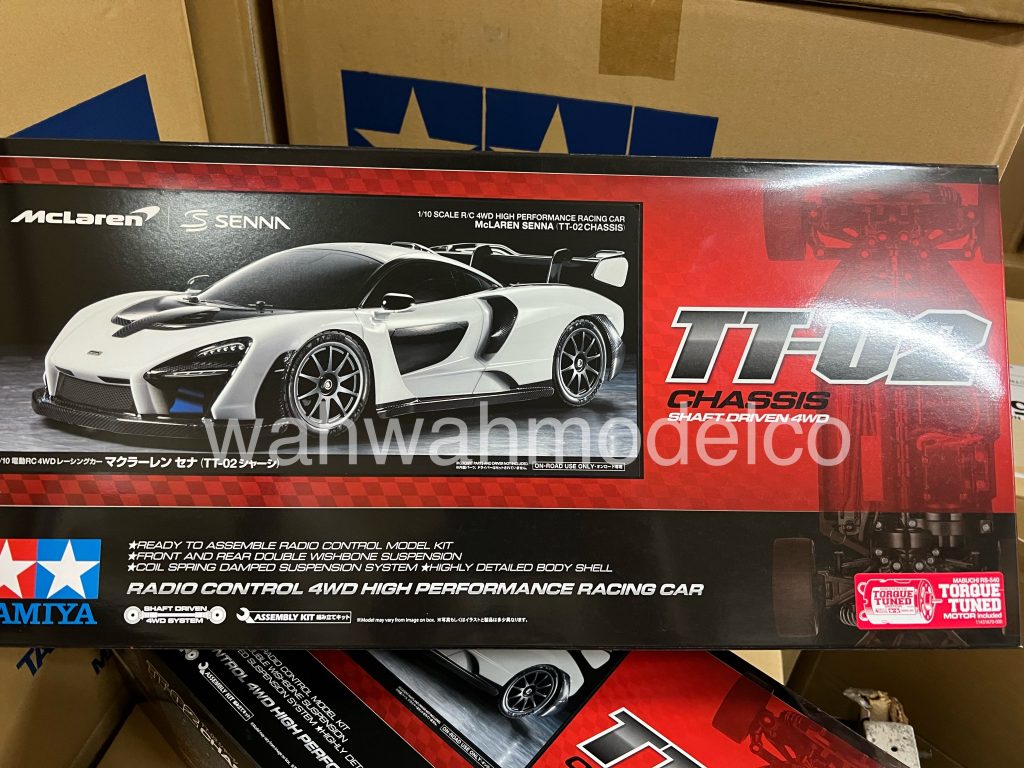 Tamiya 58711 1/10 Scale EP RC Car TT02 Chassis McLaren Senna Kit (W/ESC)