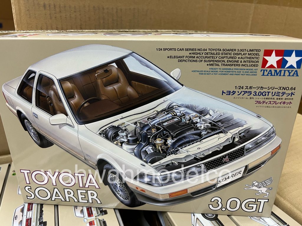 Tamiya 24064 1/24 Scale Model Sports Car Kit Toyota Soarer 3.0GT ...
