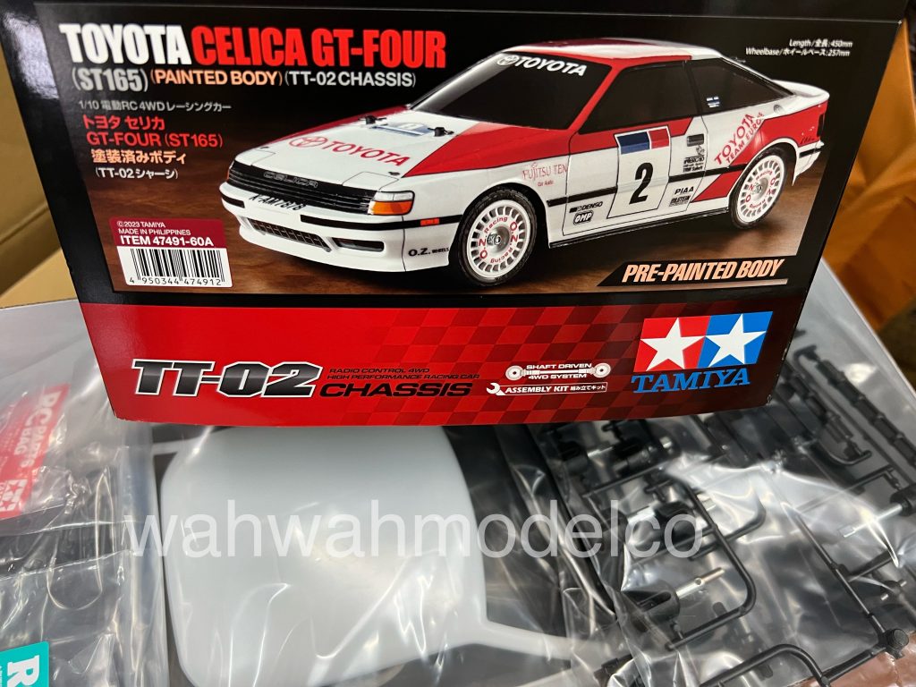 Tamiya 47491 1/10 RC Car TT-02 Toyota Celica GT-Four ST165 (Pre-Painted ...