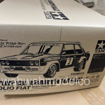 TAMIYA 51710 1/10 Scale R/C Fiat 131 Abarth Rally Body Parts Set (BOX VER.)