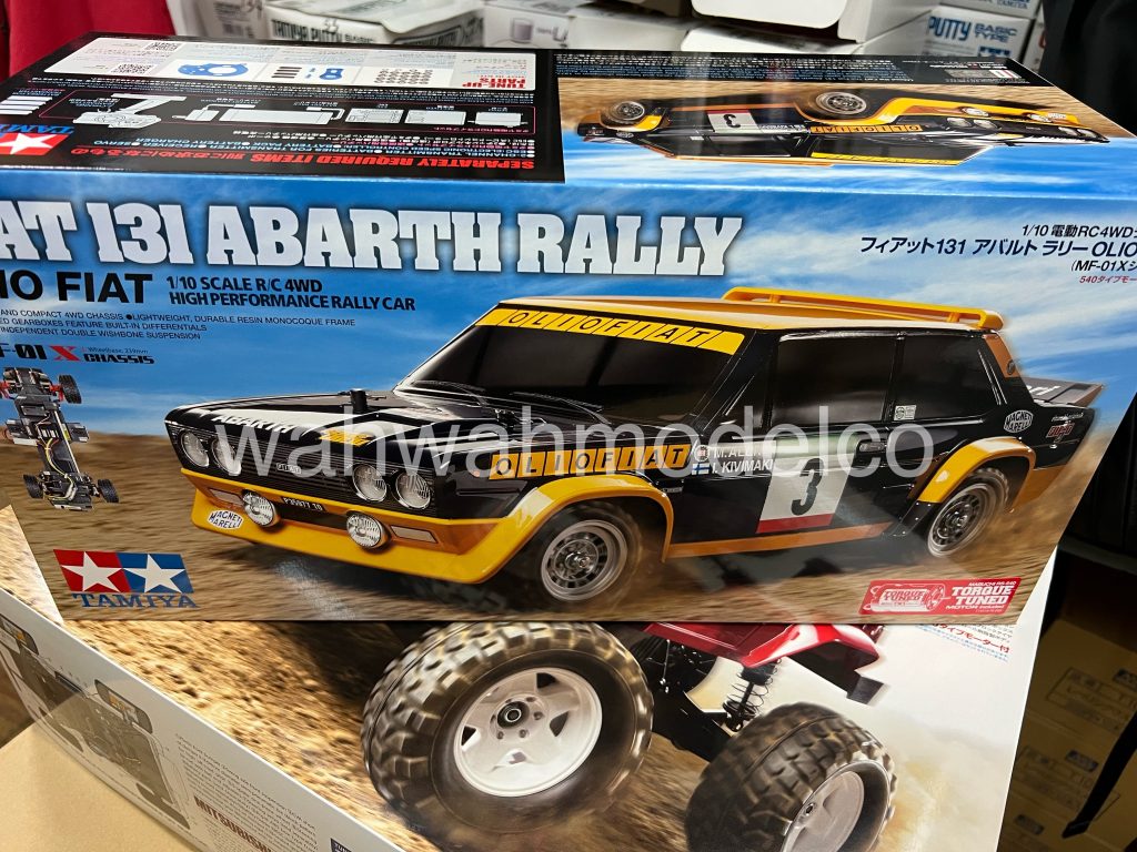 Tamiya 58723 1/10 RC Car MF-01X Chassis Olio Fiat 131 Abarth Rally Kit ...