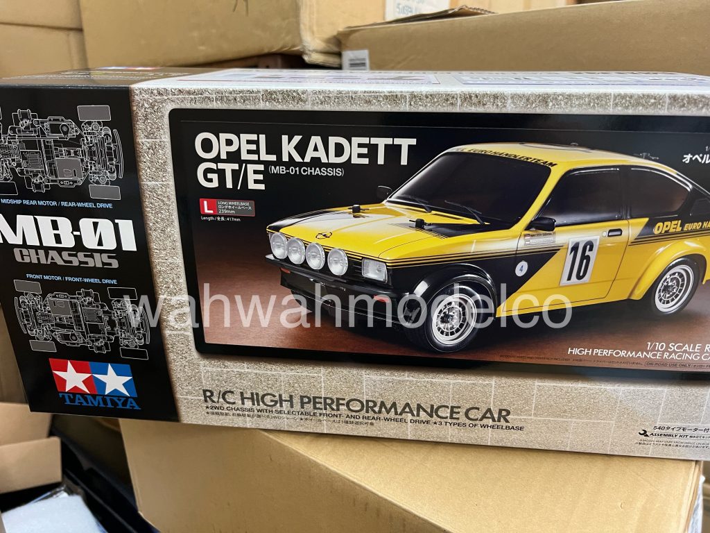 Tamiya 58729 1/10 Scale EP RC MB-01 Chassis Opel Kadett GT/E Car Kit