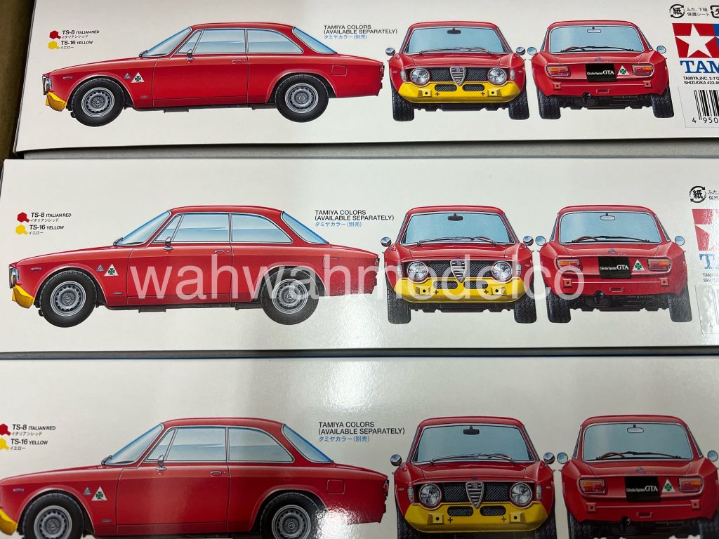 Tamiya 24188 1/24 Scale Model Sports Car Kit Alfa Romeo Giulia Sprint GTA