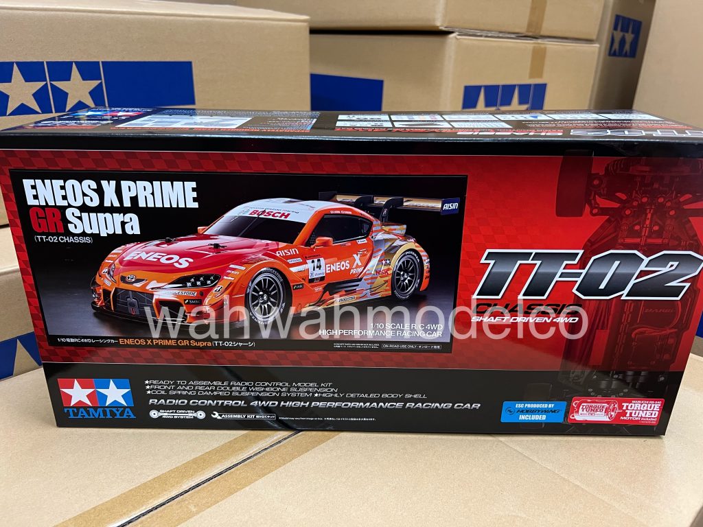 Tamiya 47514 - 1/10 ENEOS X PRIME GR Supra (TT-02 Chassis)