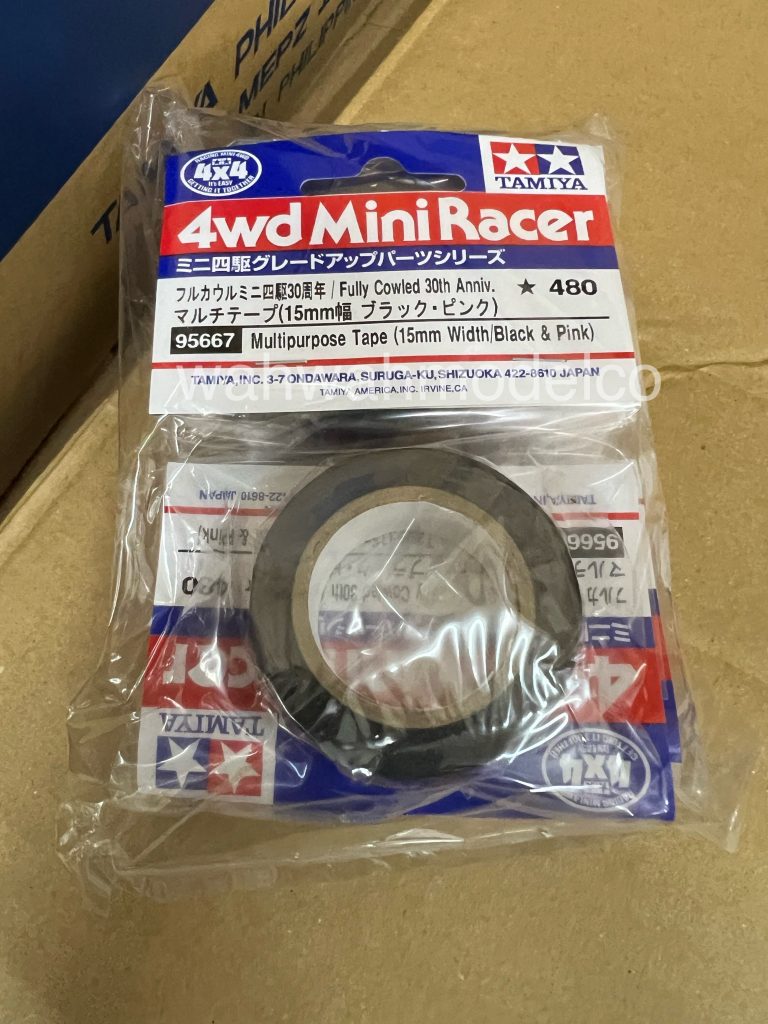 Tamiya 95667 Mini 4WD 30th Anniversary Multipurpose Tape(15mm Width ...